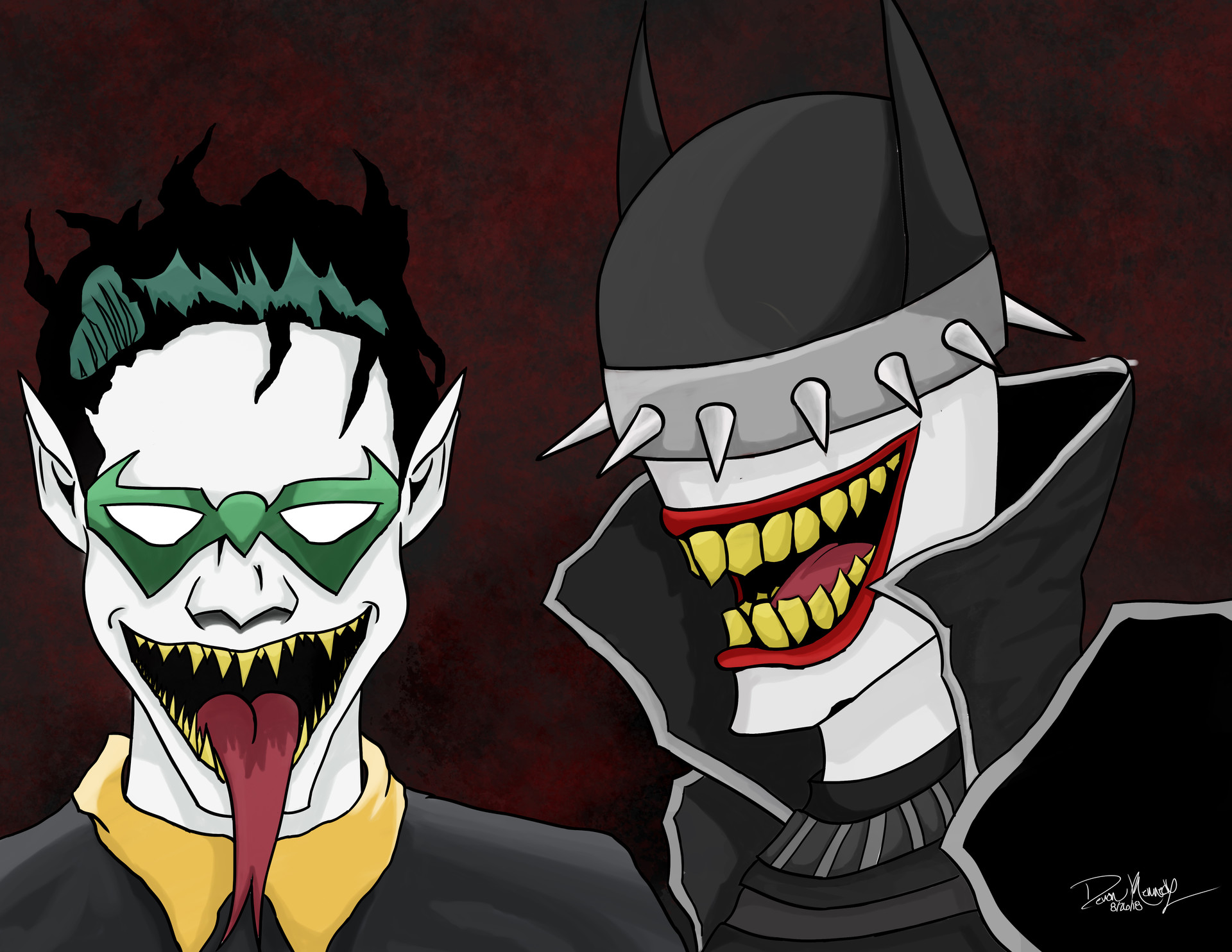 Devon Kennedy - The Batman Who Laughs and Dark Robin