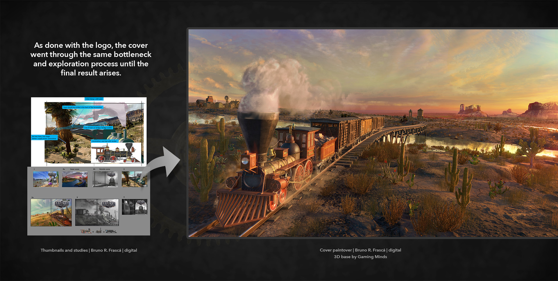 Bru Frasca - Complete Art Book - Railway Empire (2018)