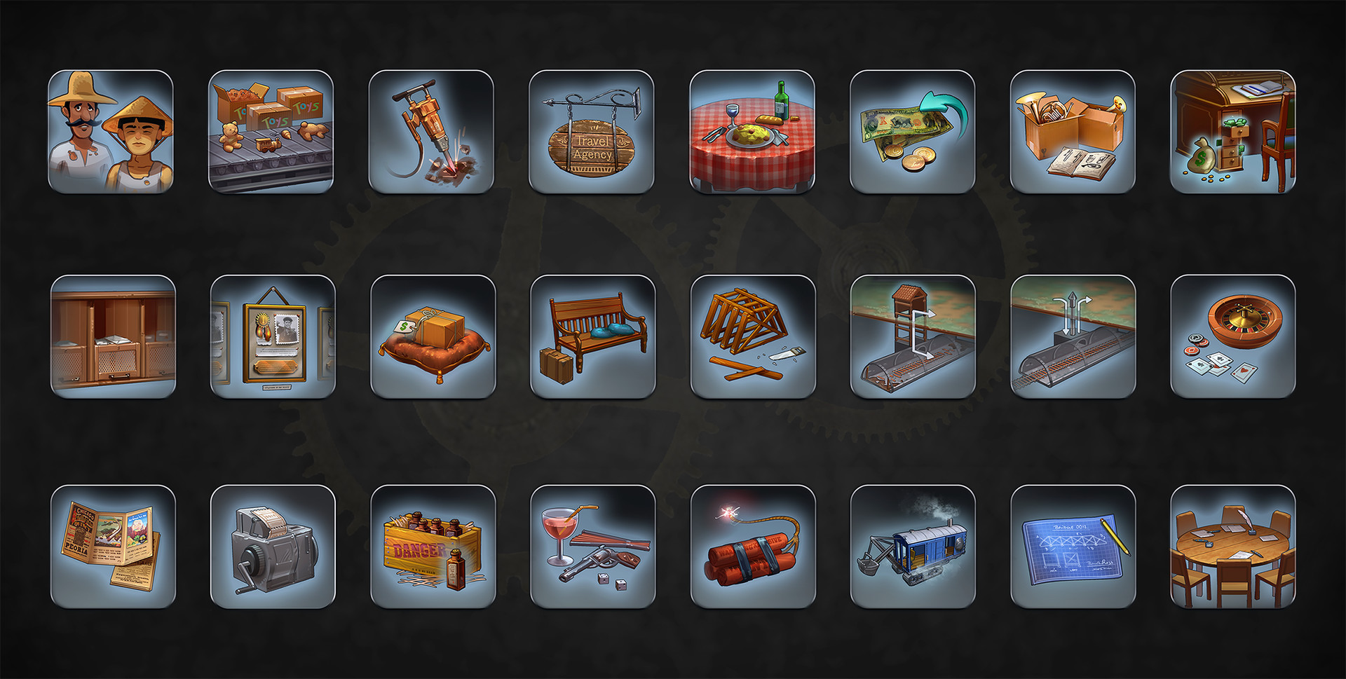 Bru Frasca - Complete Art Book - Railway Empire (2018)