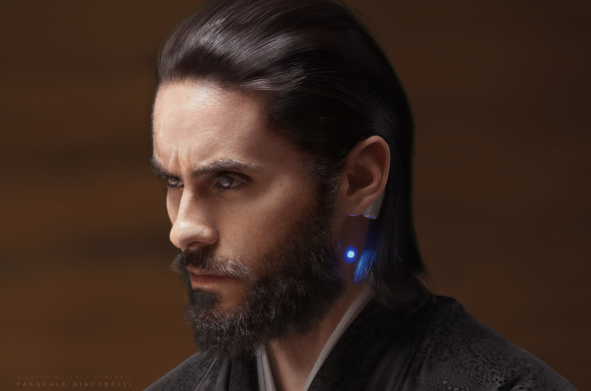 NIANDER WALLACE 3D Portrait from Blade Runner 2049 by Pasquale ...