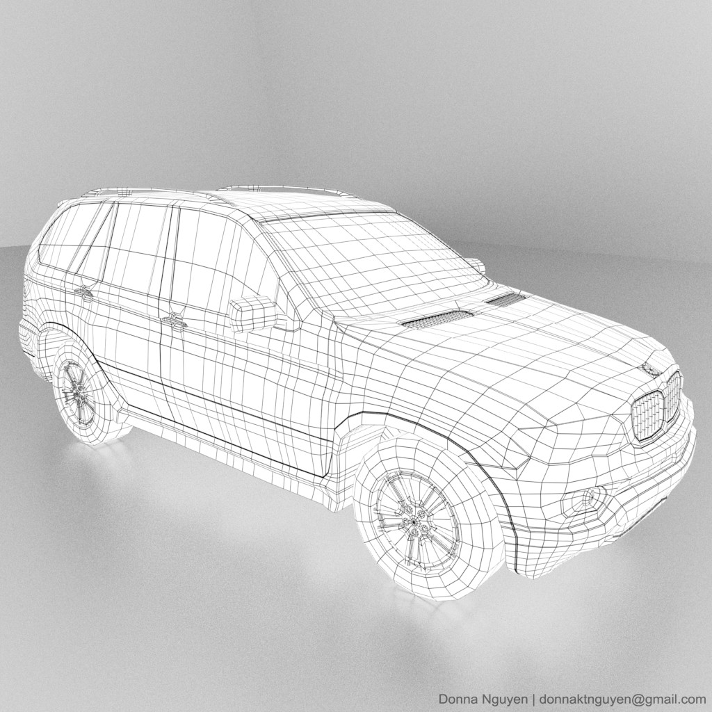 Donna Nguyen - BMW X-5 3D Model