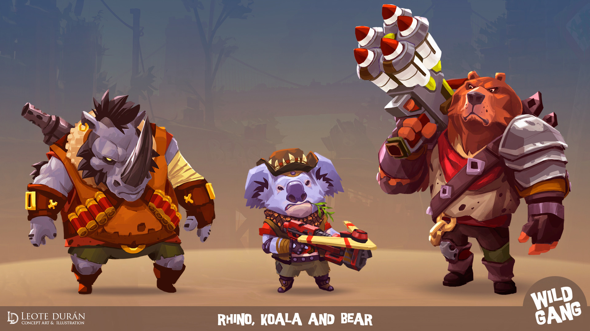 LD - Wild Gang - Character concepts