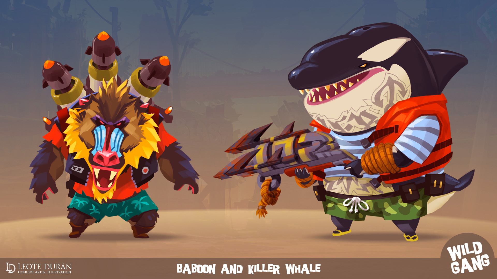 LD - Wild Gang - Character concepts