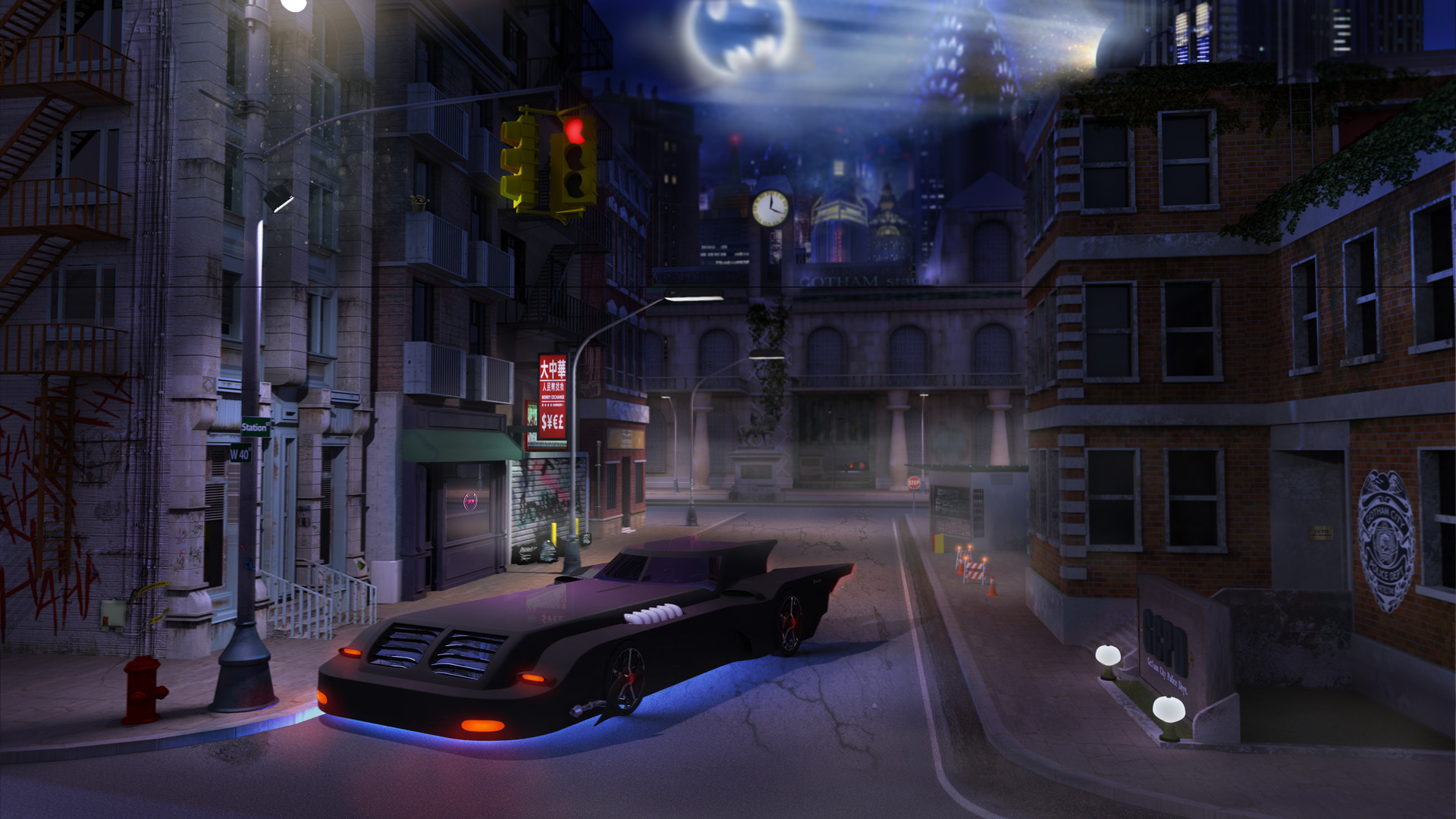 ArtStation - Gotham city [student project]