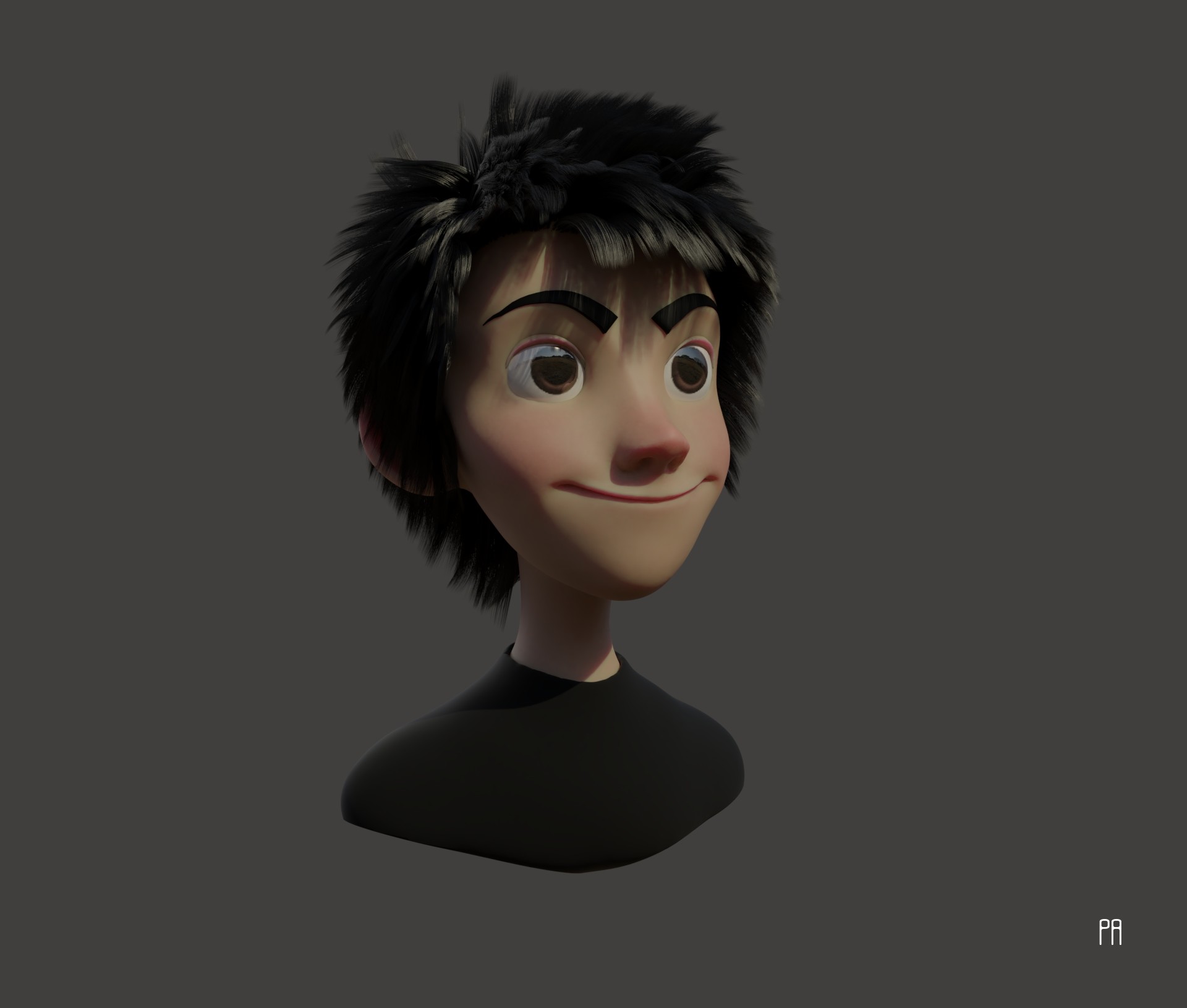 ArtStation - hair experiments