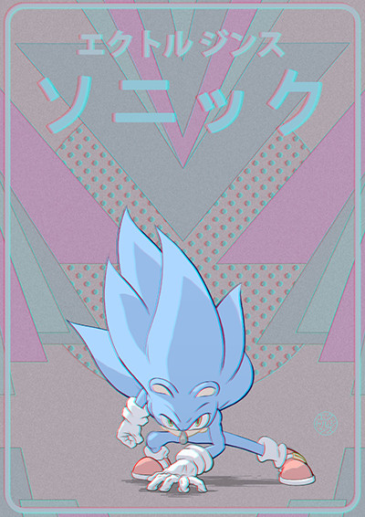 ArtStation - Sonic Tribute ソニック