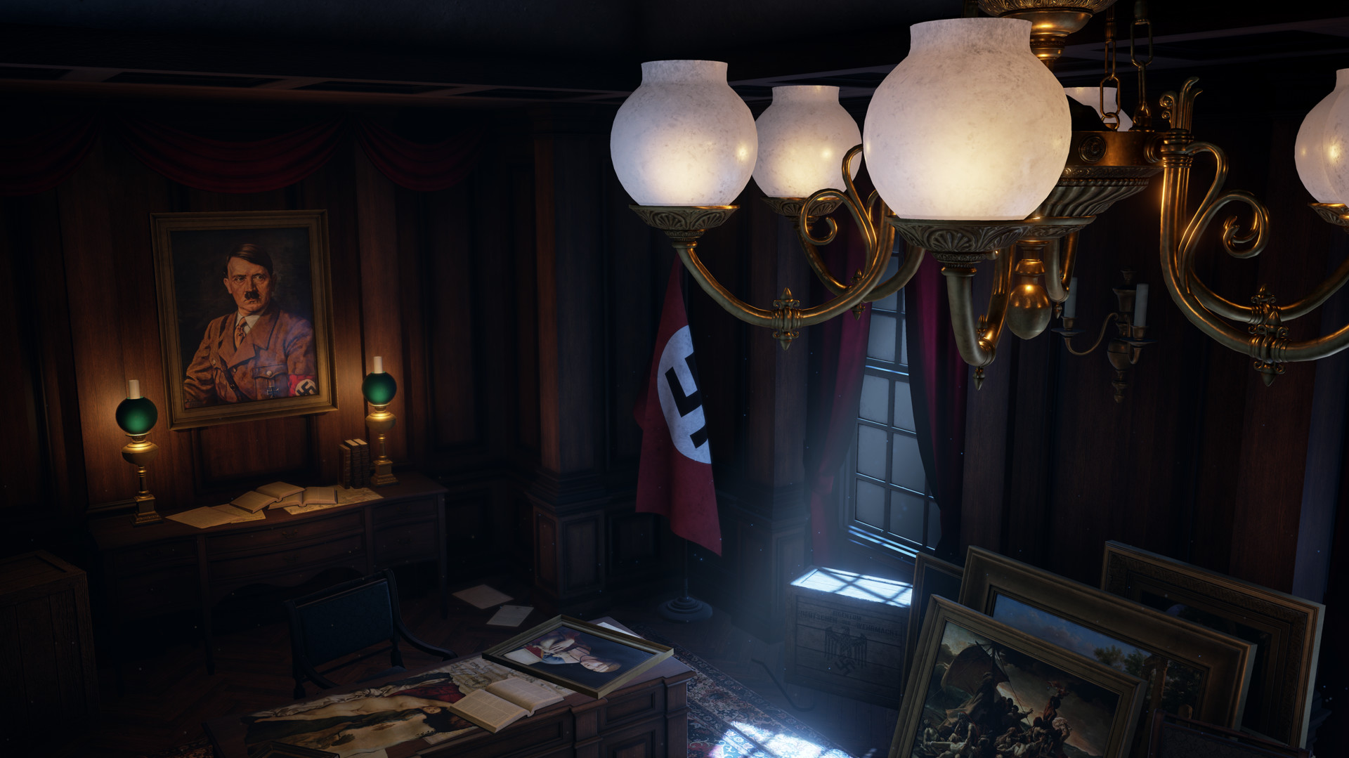Colin Rudd - WWII Loot Headquarters - UE4 Environment