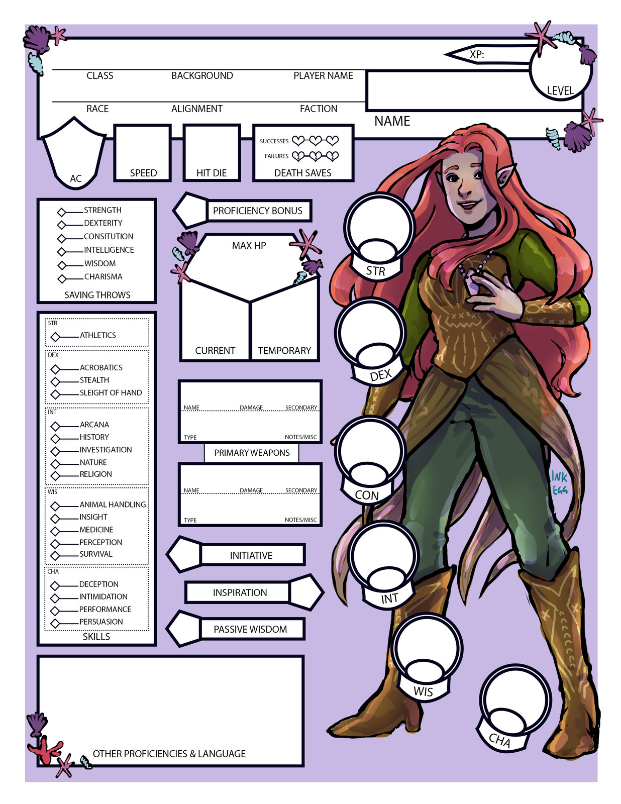 Antoinette Davis - Custom Character Sheets