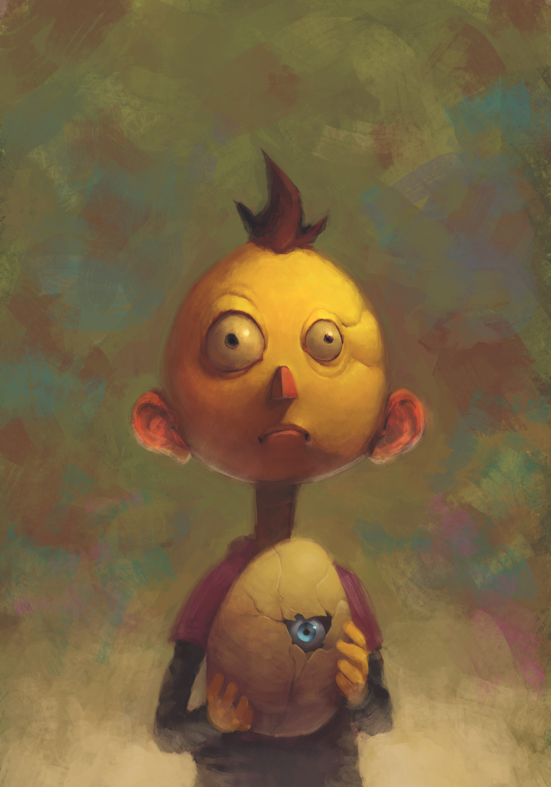 ArtStation - Honest little egg boy