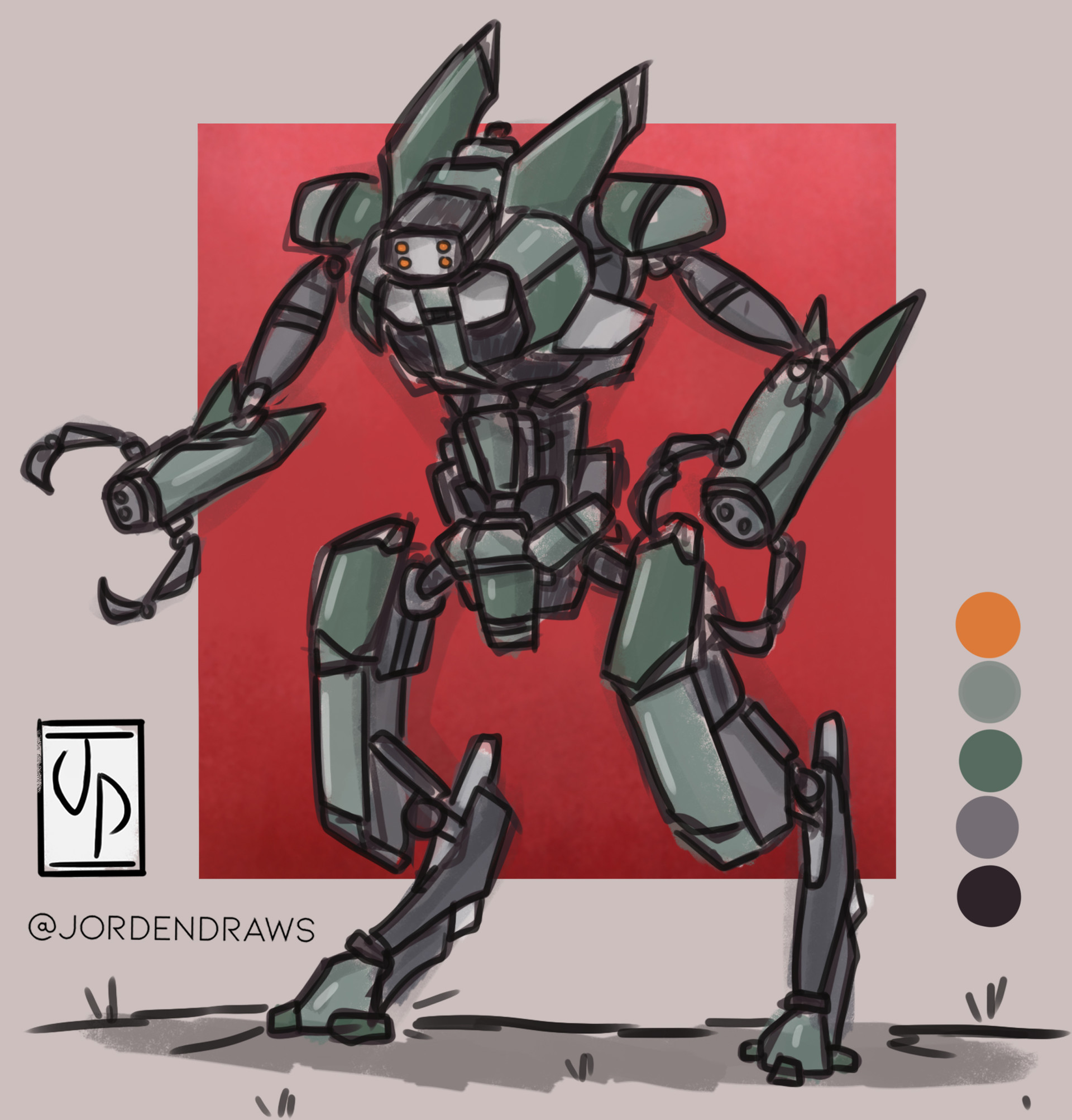 ArtStation - Mecha scout