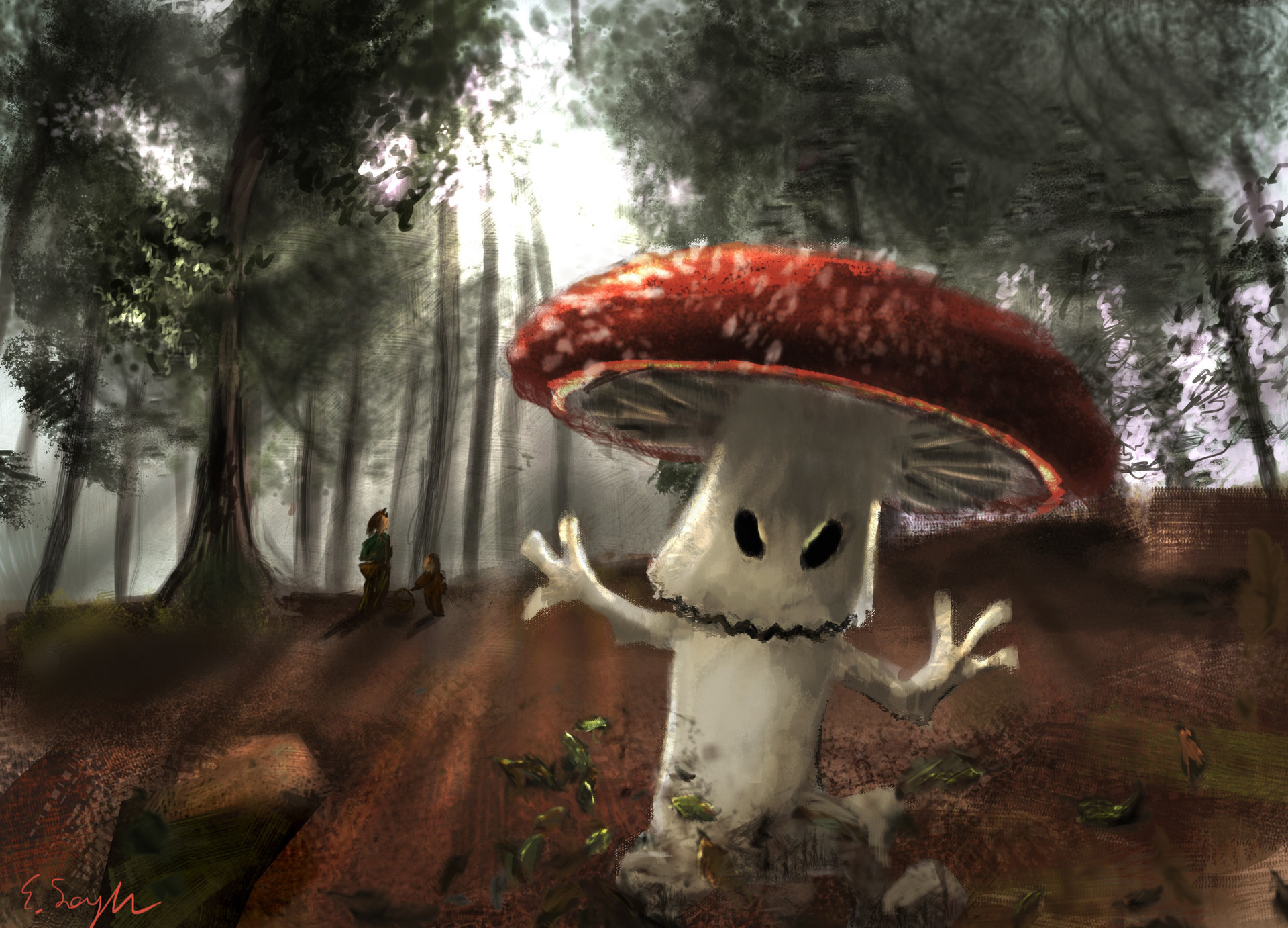 ArtStation - Evil toadstool