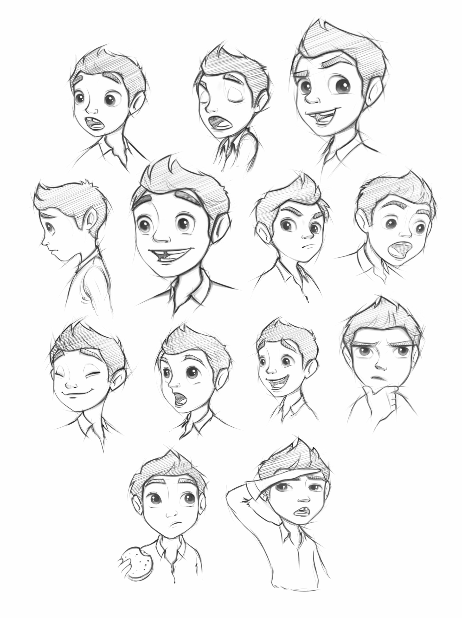 Curious Facial Expression