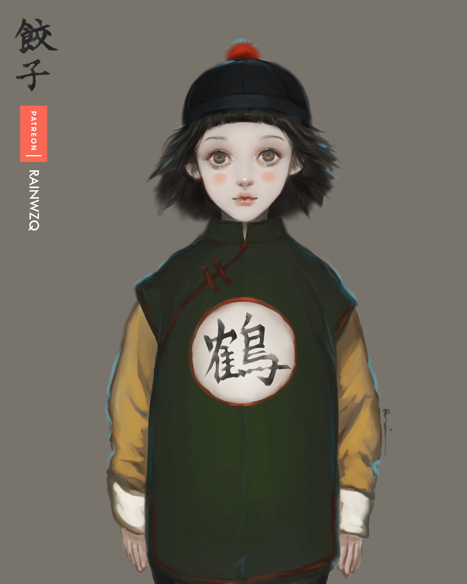 ArtStation - Chiaotzu 餃子 (girl version)