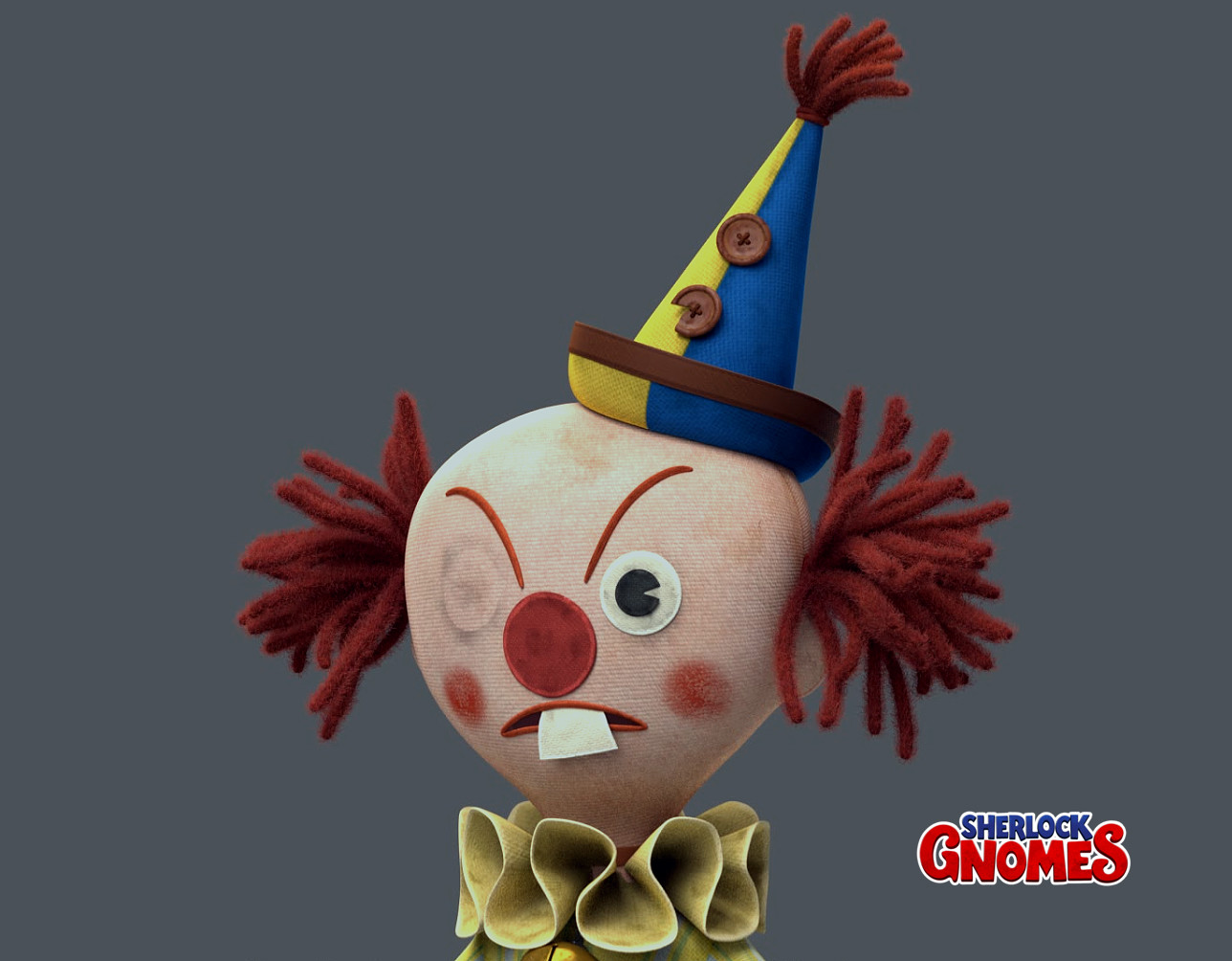 Gilles Roman - Clown Doll - Sherlock Gnomes