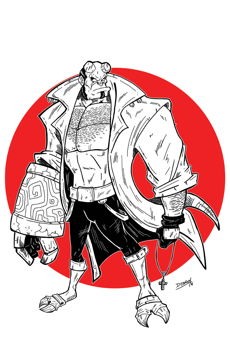 ArtStation - Hellboy Fan Art