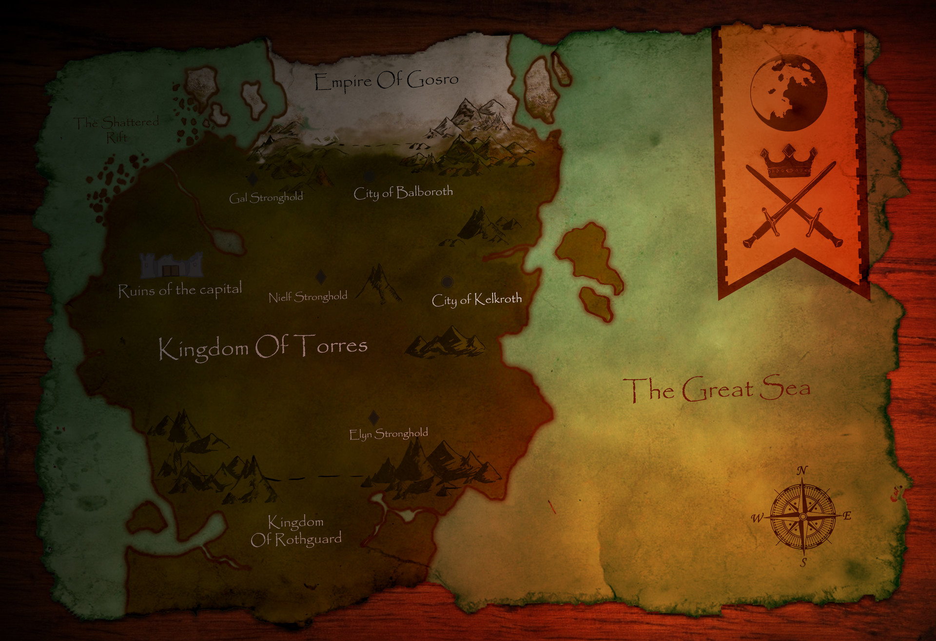 ArtStation - Kingdom Of Torres: Map