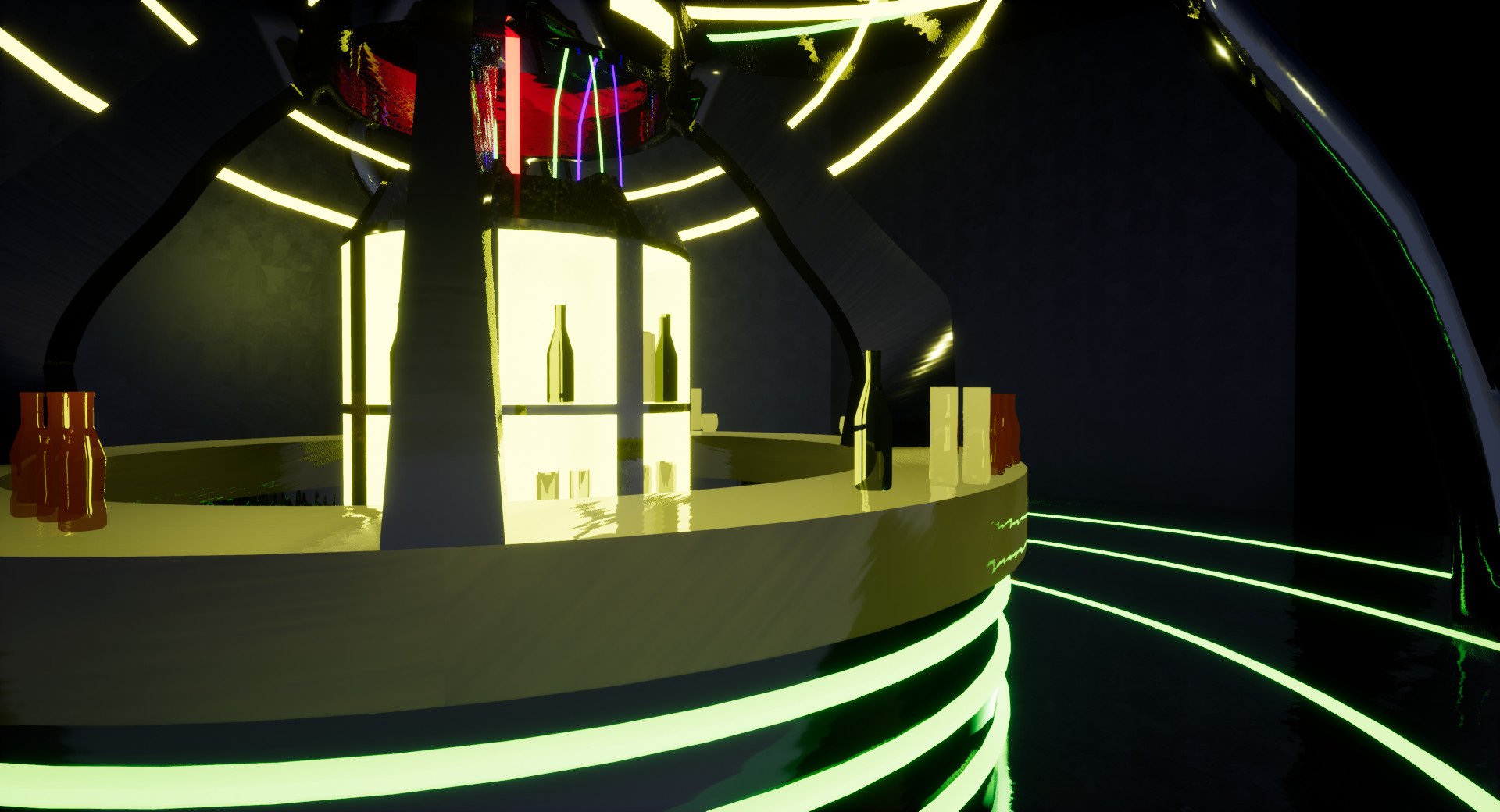 ArtStation - science fiction bar