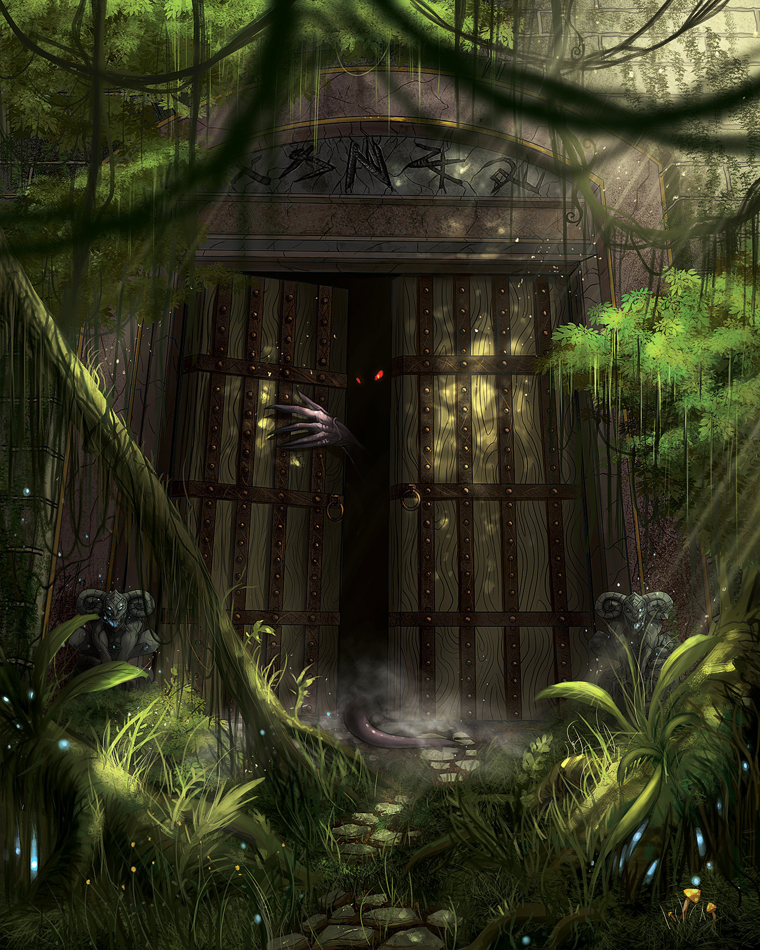 ArtStation - Forest Dungeon Entrance