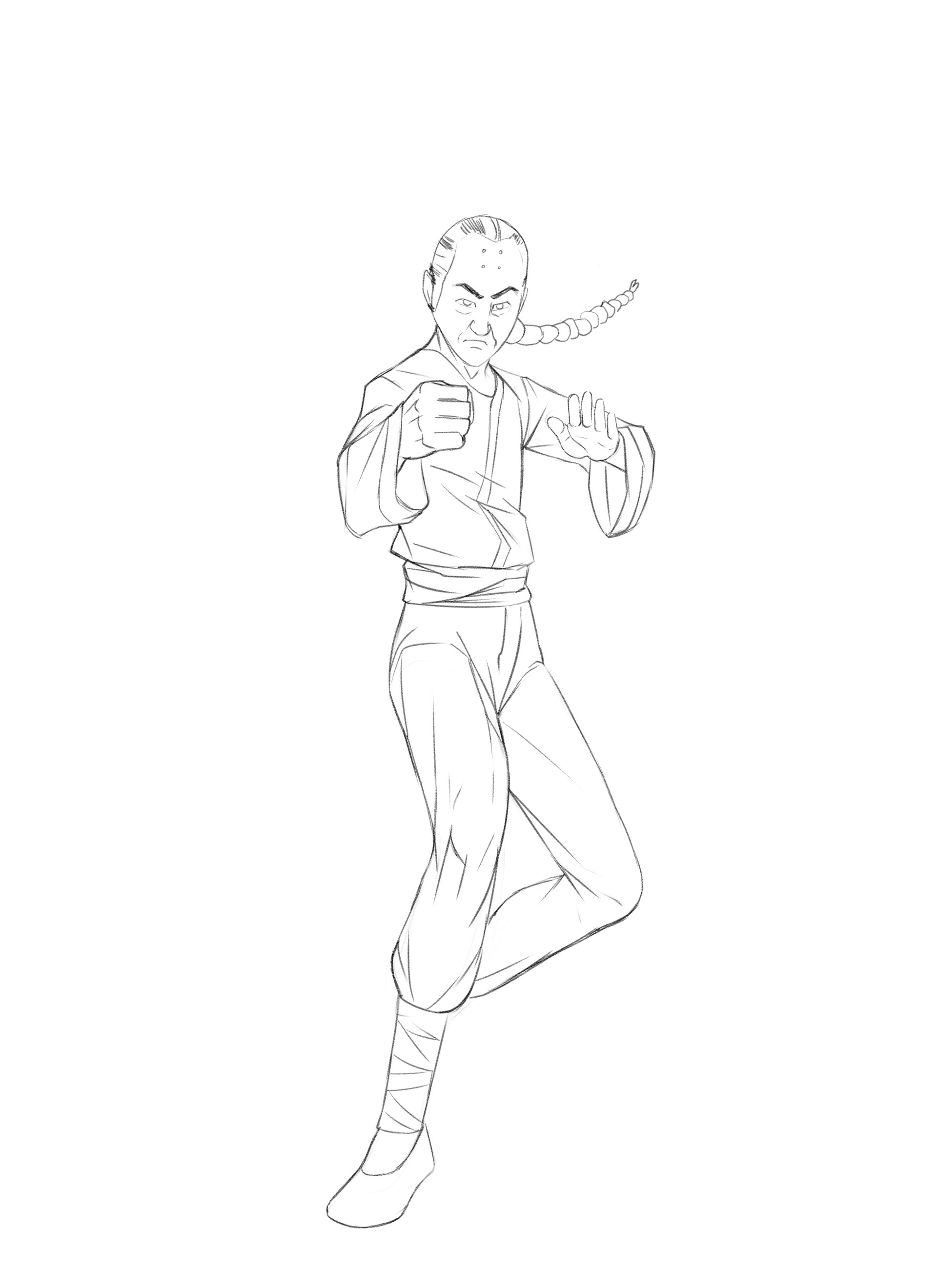 ArtStation - Kung Fu Sketch #1