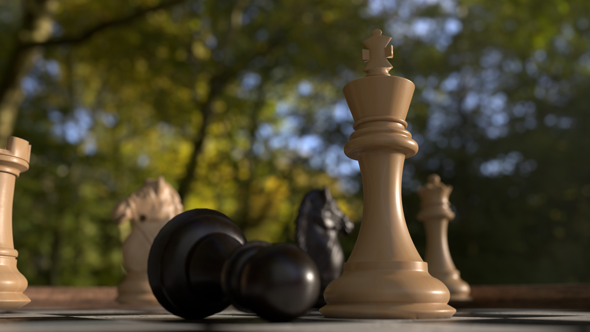 Jessica Winters - Chess Set Modeling and Texturing.