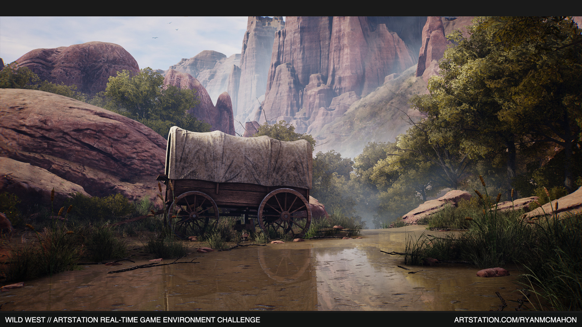 Ryan Mcmahon Wild West Artstation Challenge 2018