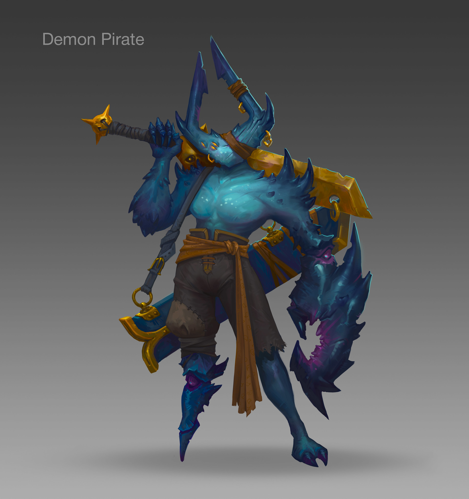 ArtStation - Demon Pirate