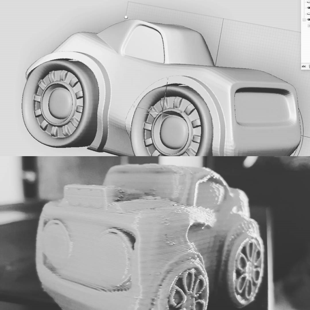 ArtStation - Muscle car toy design