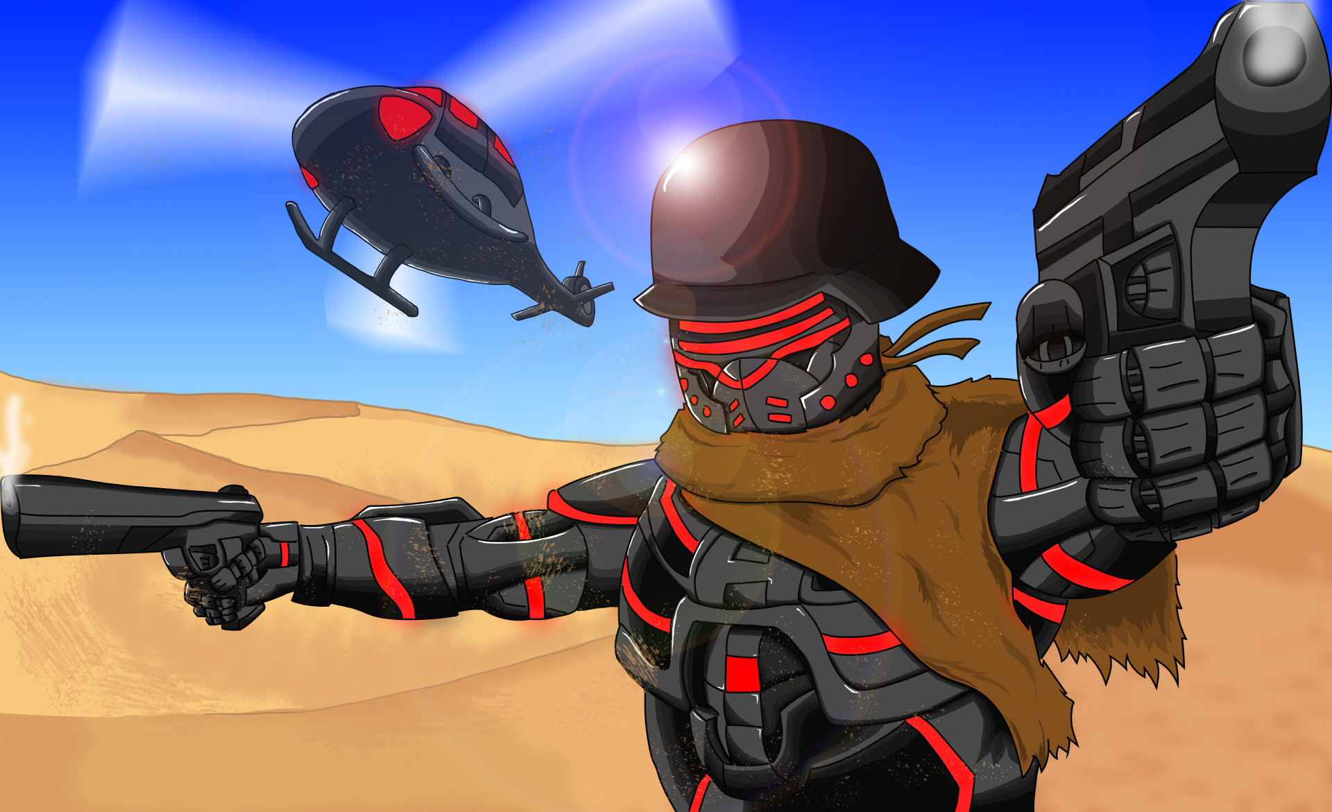 ArtStation - Cyborg Drop off