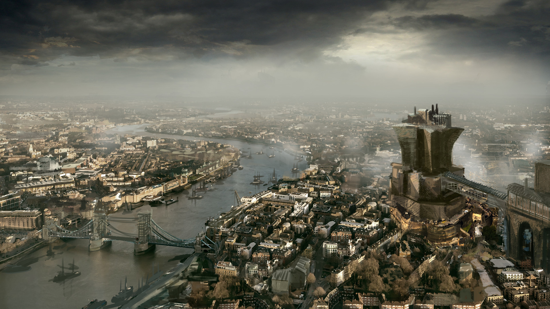 Clockwork City Wallpaper