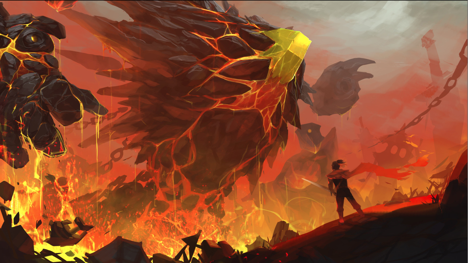 ArtStation - Flame Giant