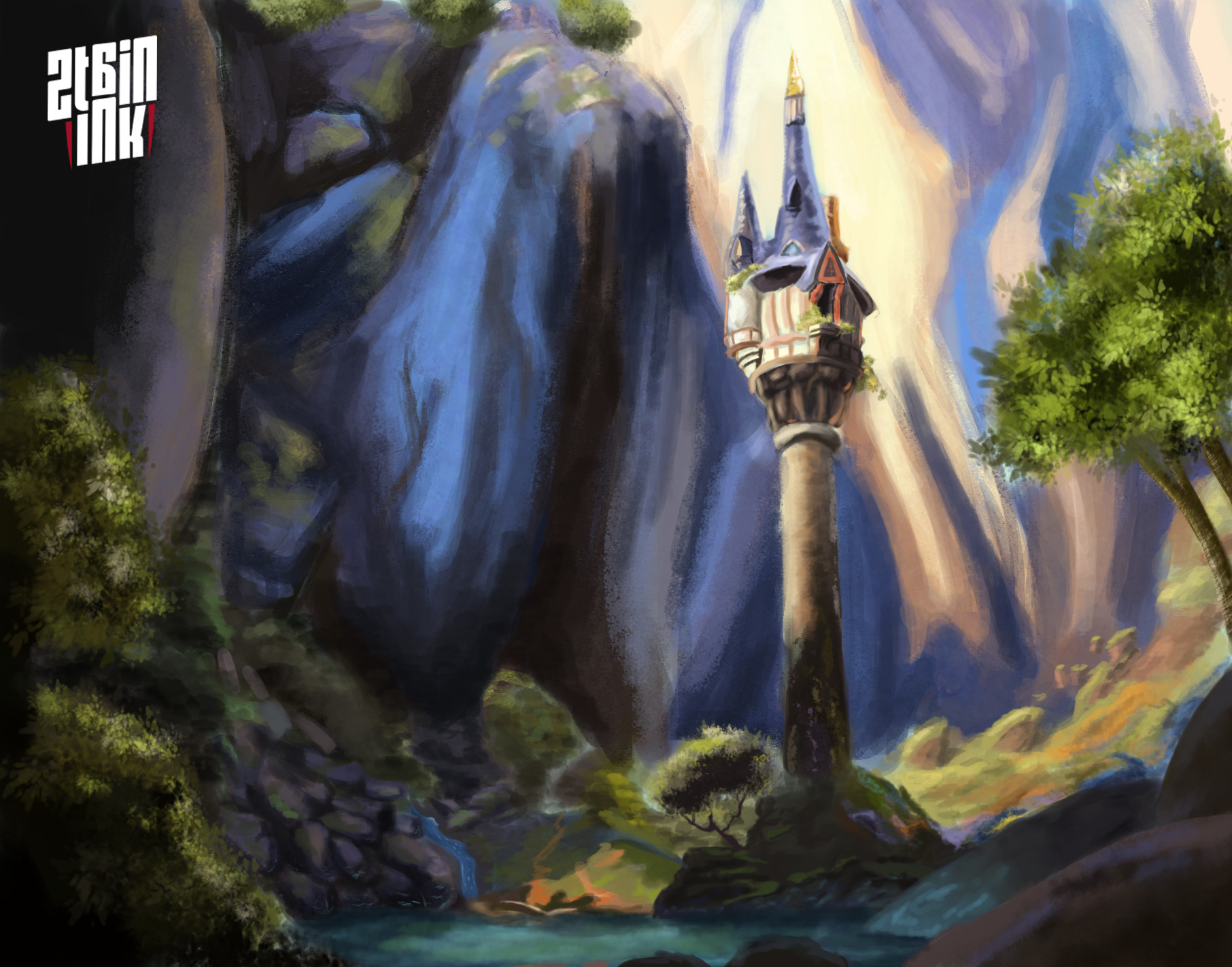 ArtStation - tangled tower