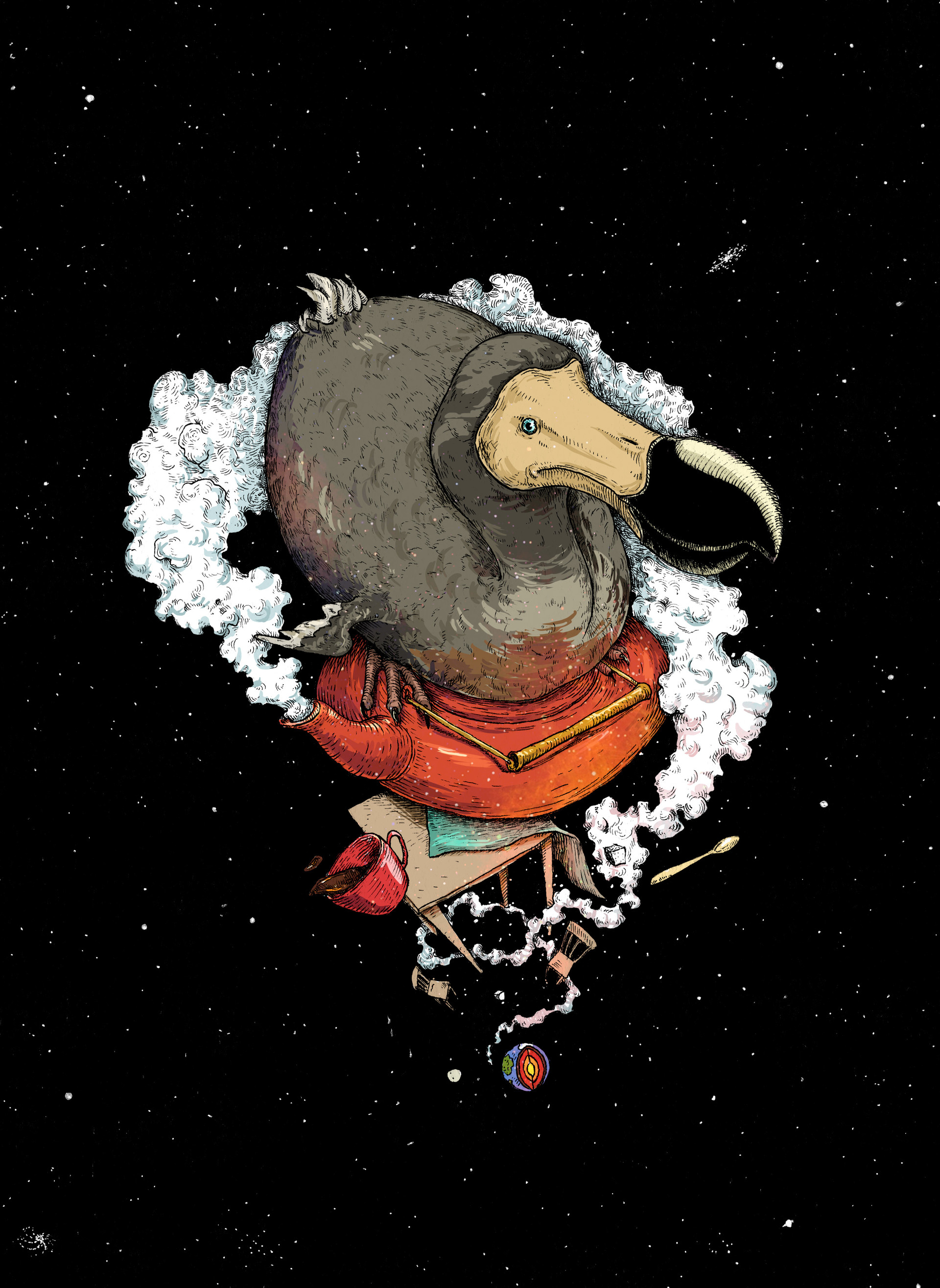 ArtStation - Dodo in space