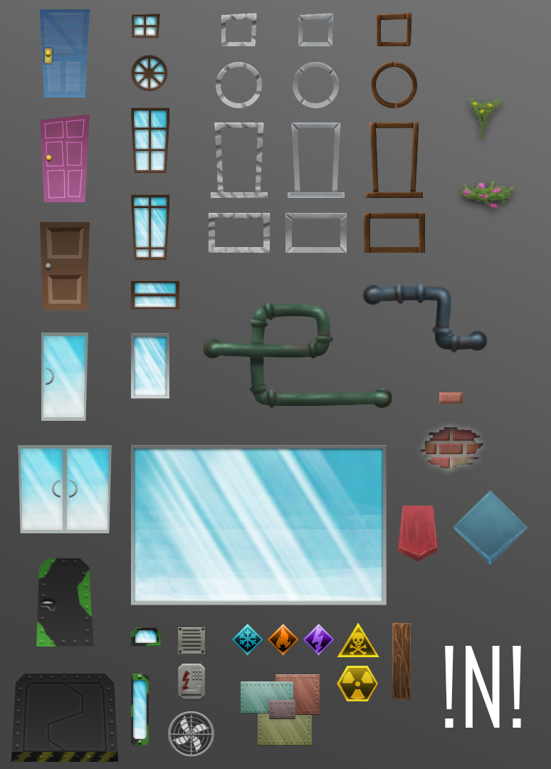 ArtStation - Sprite 2D - Cidade em guerra