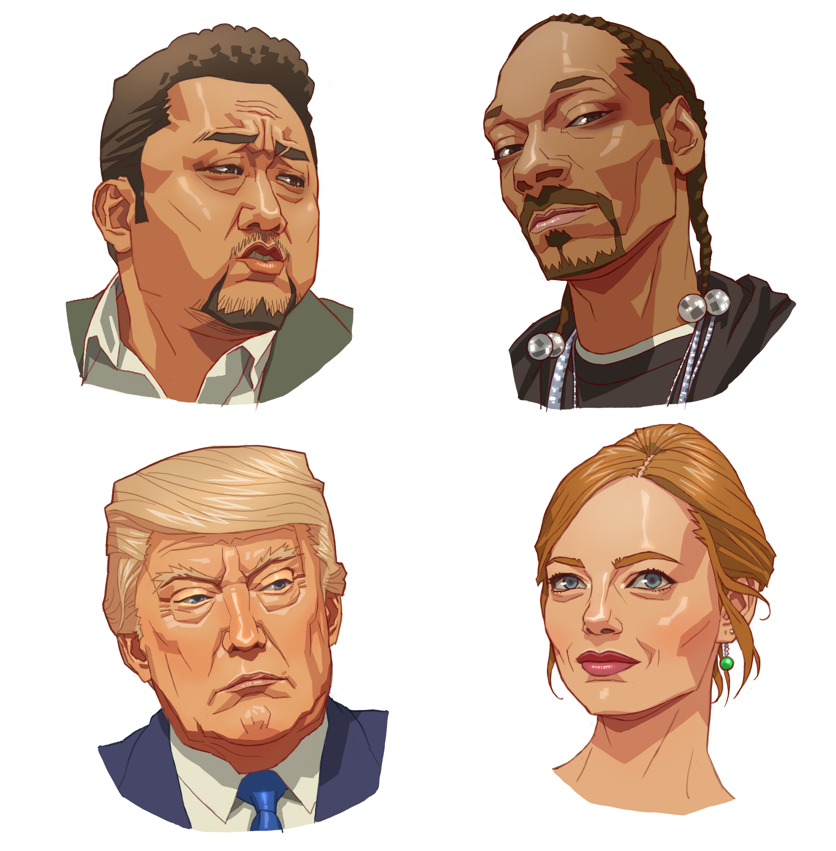 Seung Eun Kim - 2D Animation Character Studies