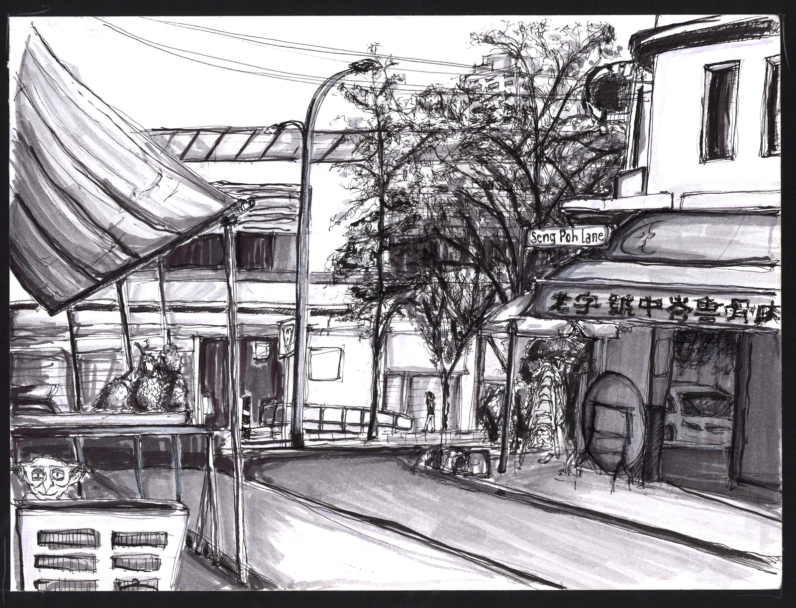 Qaisara Mohamad Noor - Outdoor Drawings