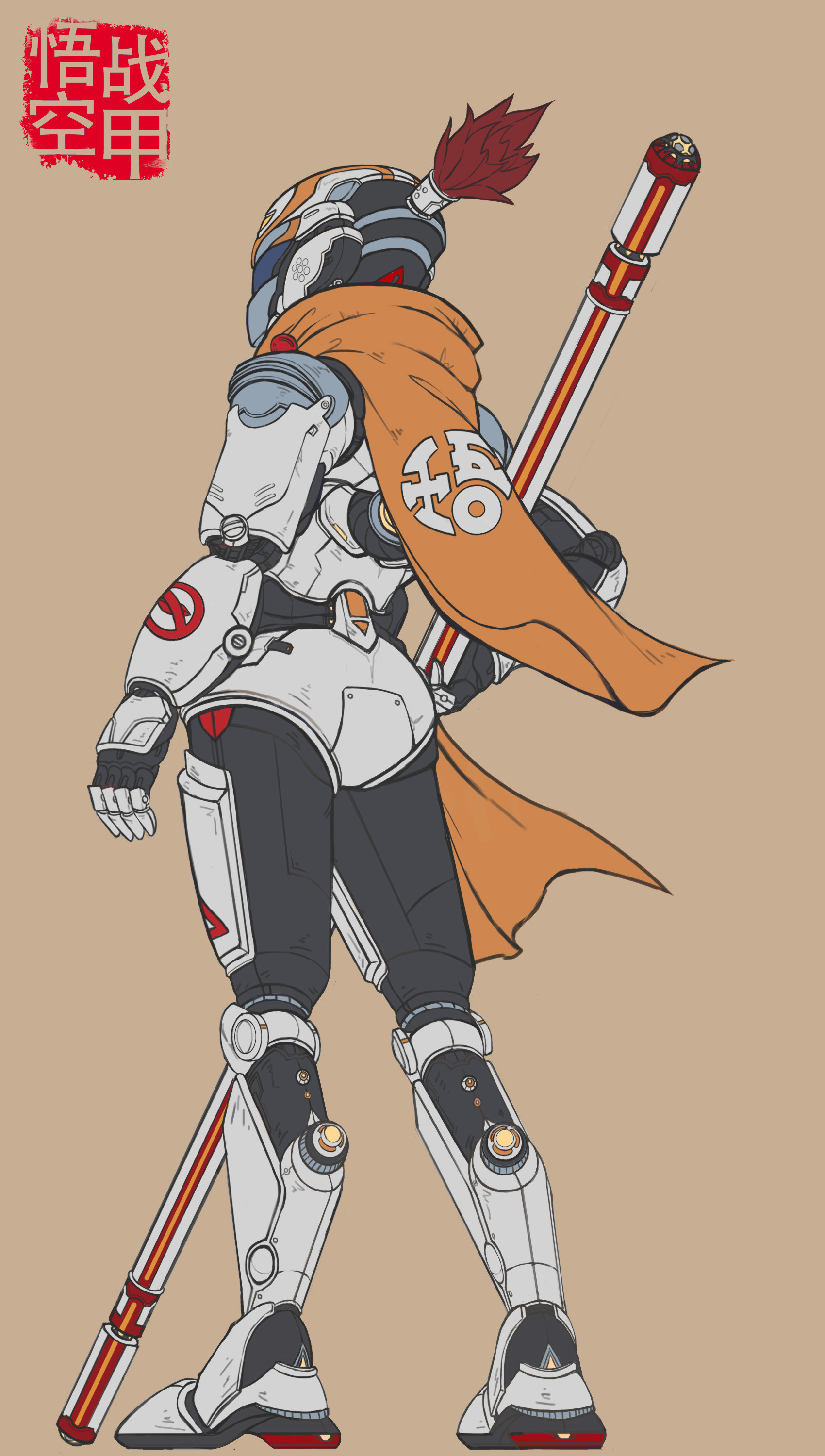 ArtStation - Machine armor the Monkey King