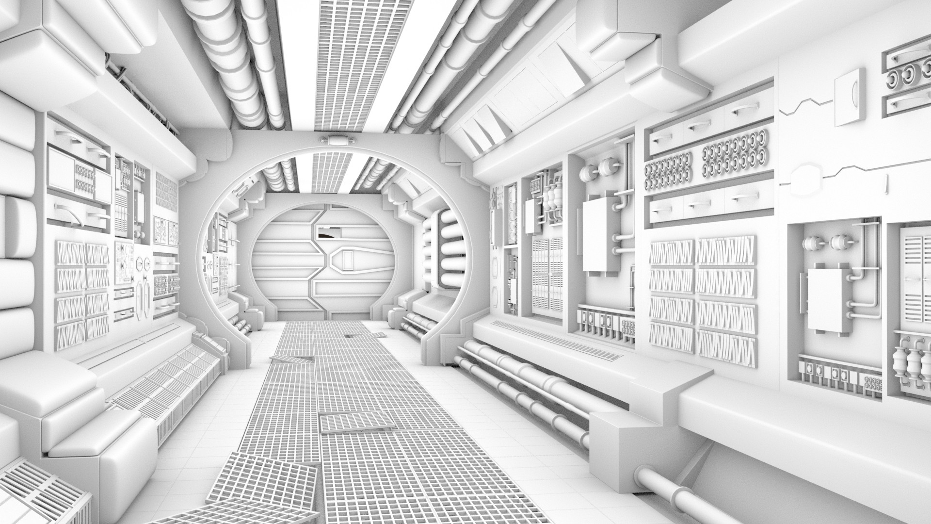 ArtStation - Alien Inspired Corridor