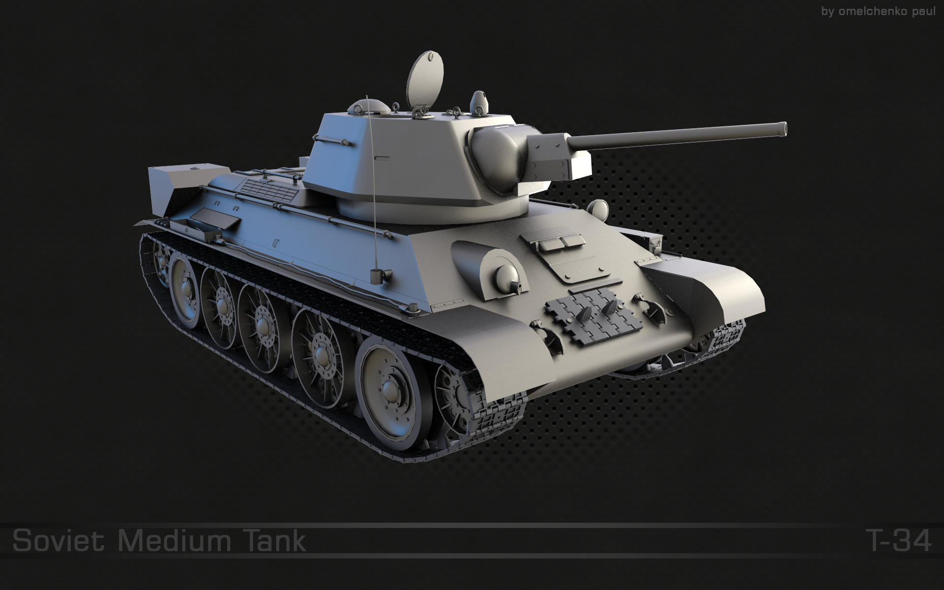 ArtStation - T-34 Soviet Medium Tank