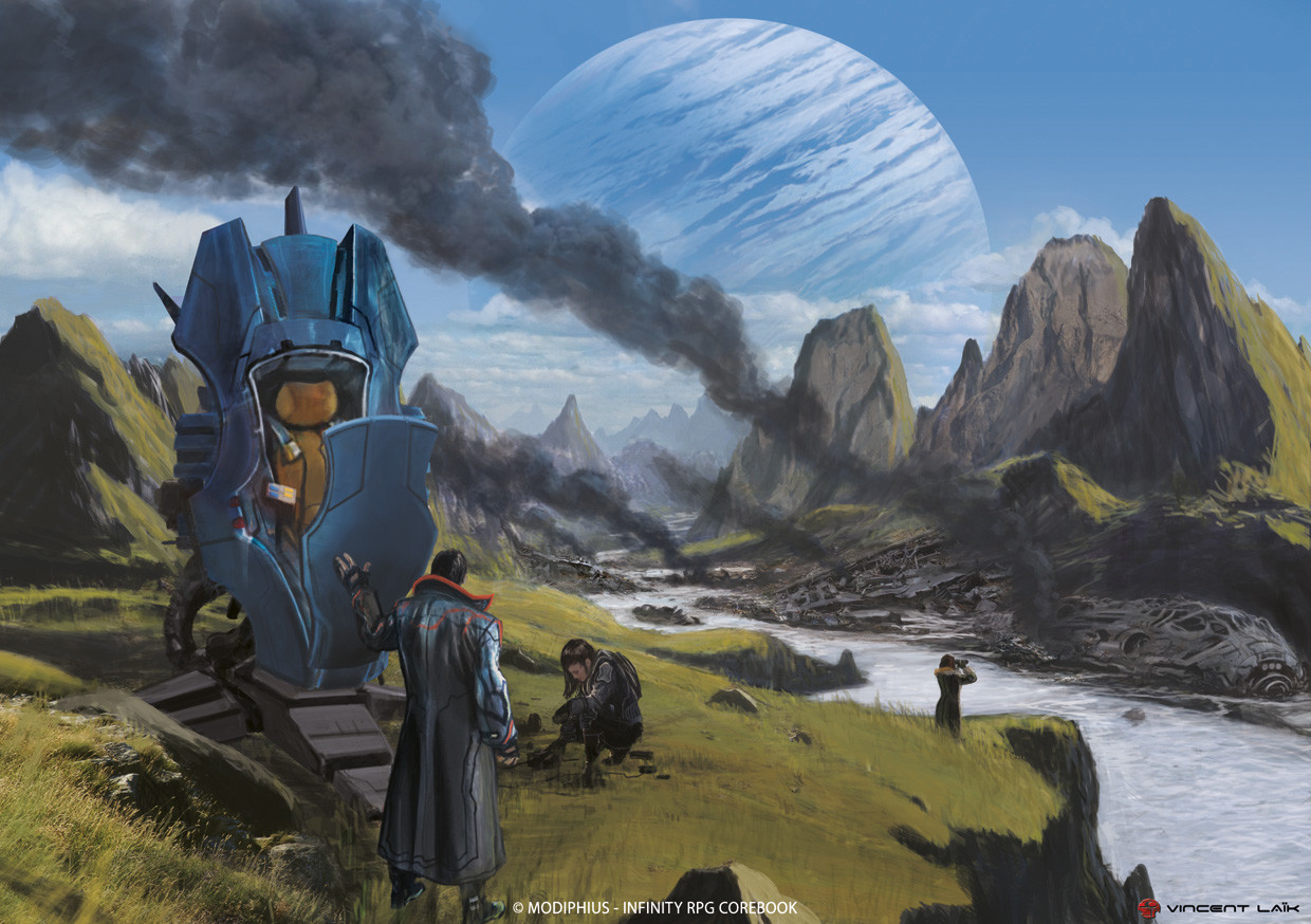 ArtStation - INFINITY THE ROLE PLAYING GAME : SEARCHING THE CRASH SITE