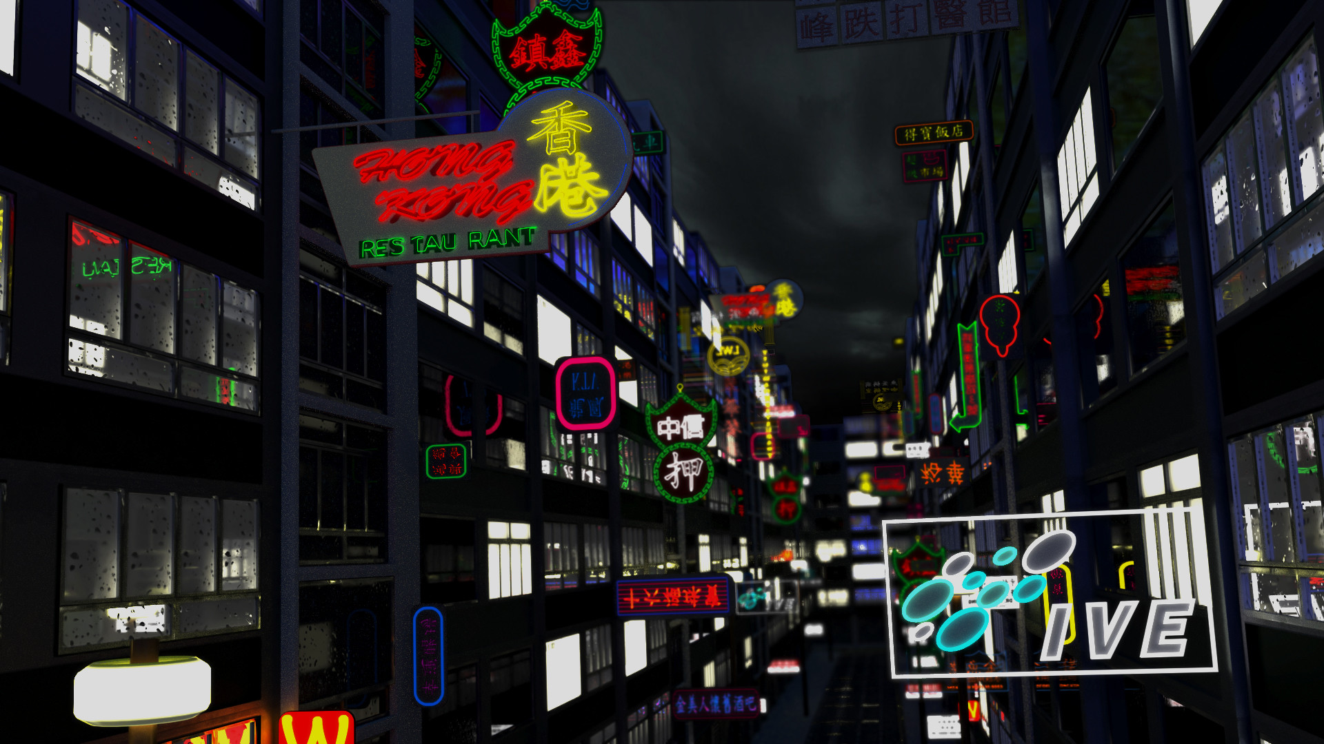 ArtStation - Neon Sign City