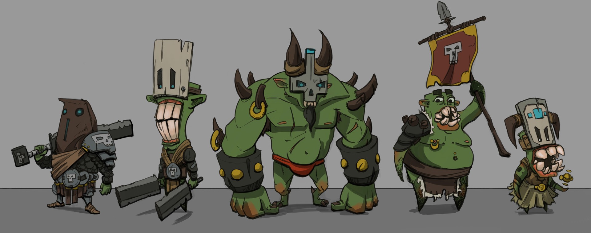 ArtStation - Goblins, robots, and demons oh my!