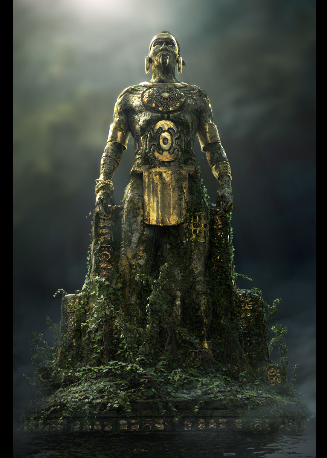 ArtStation - Totem. sculpting, shading