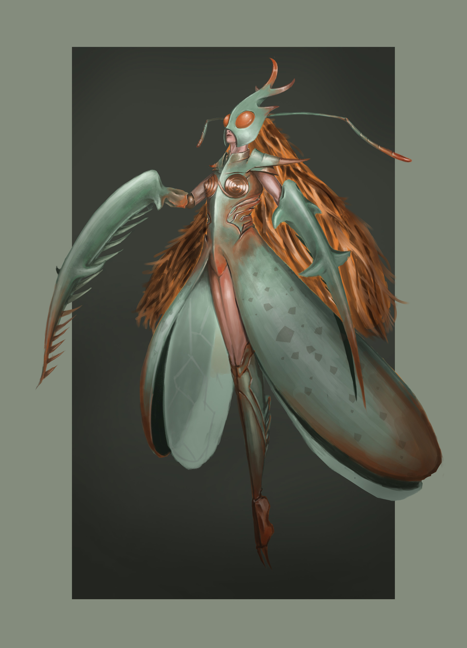 ArtStation - Insect warrior