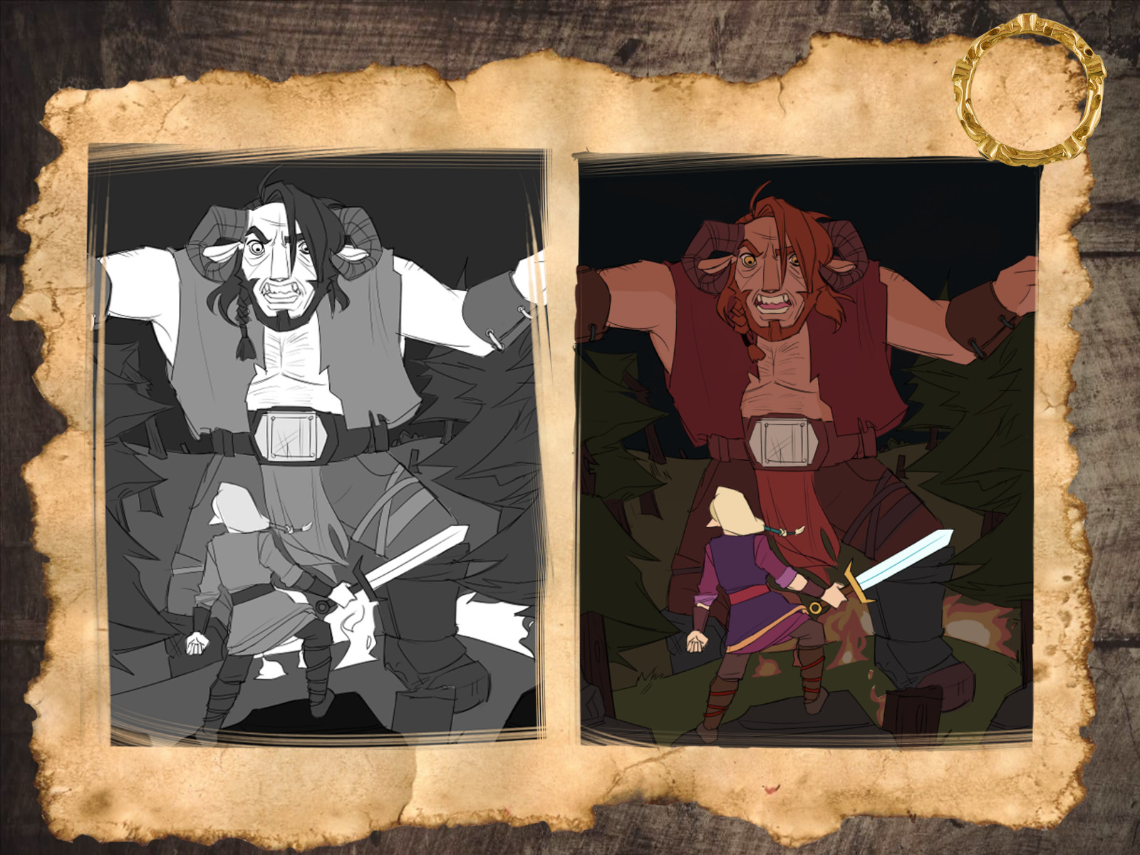 Rebecca Doran - Design Bible - Composition Process