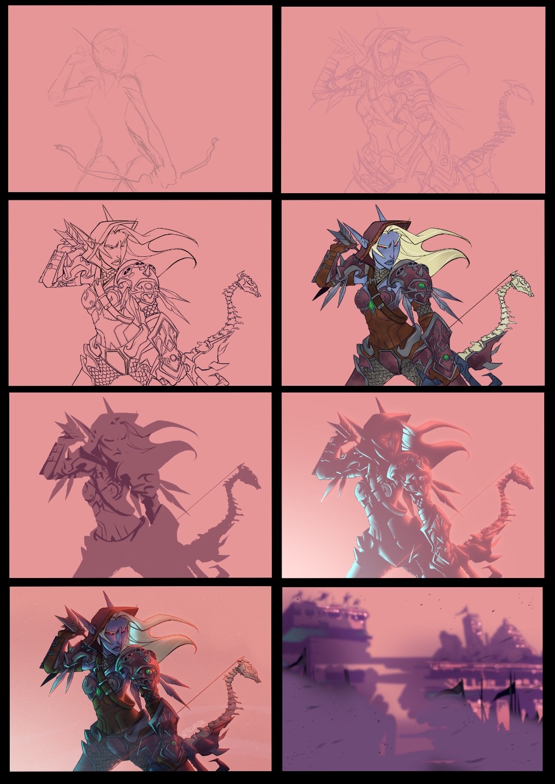 sylvanas windrunner artstation