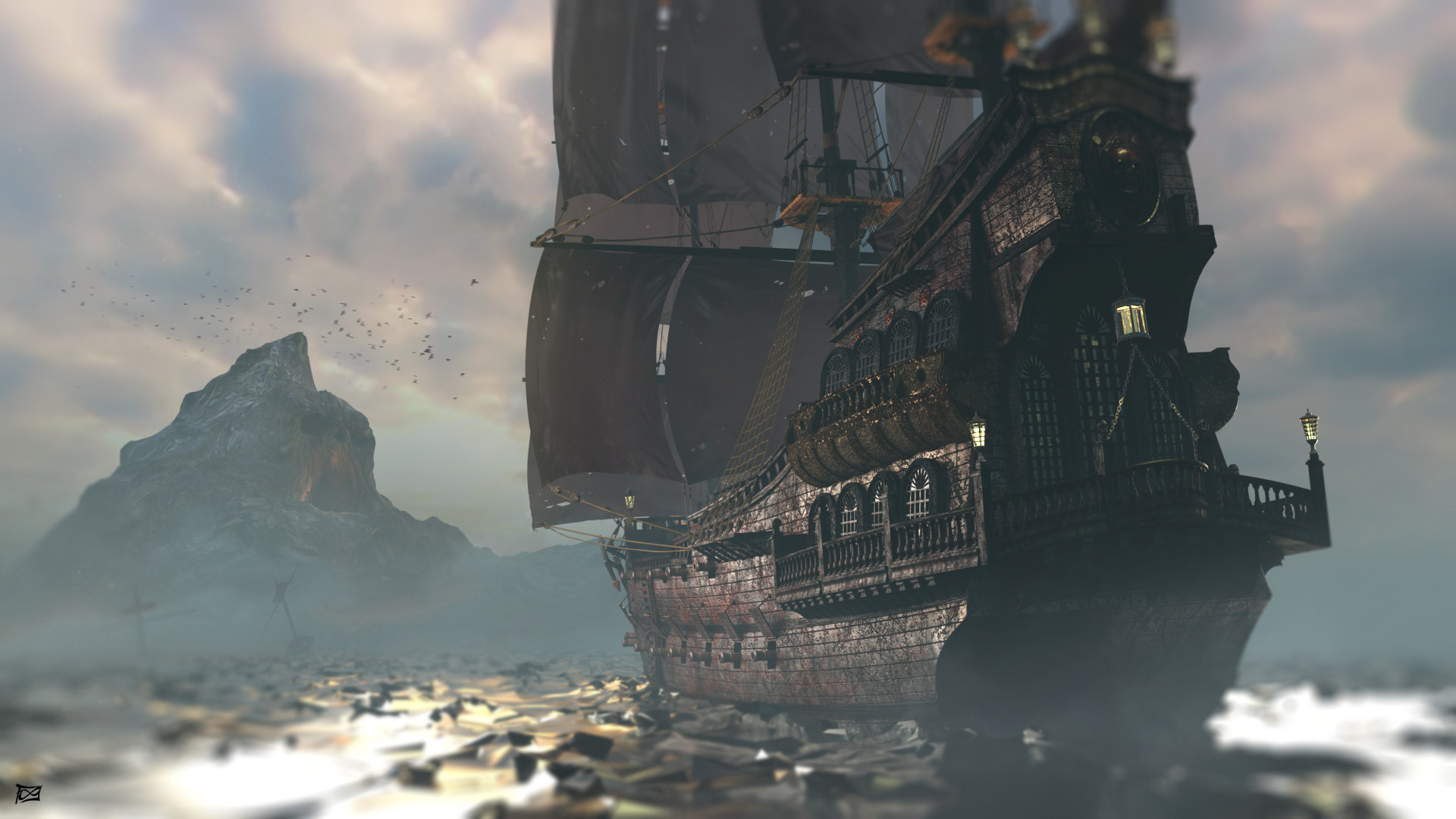 ArtStation - The Pirate Ship