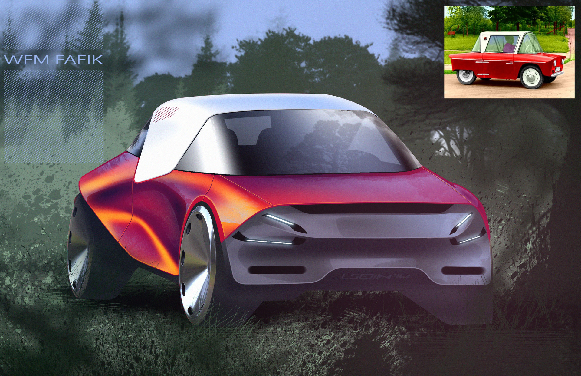 Lucas Sein - Visually Uncomfortable Car Redesigns