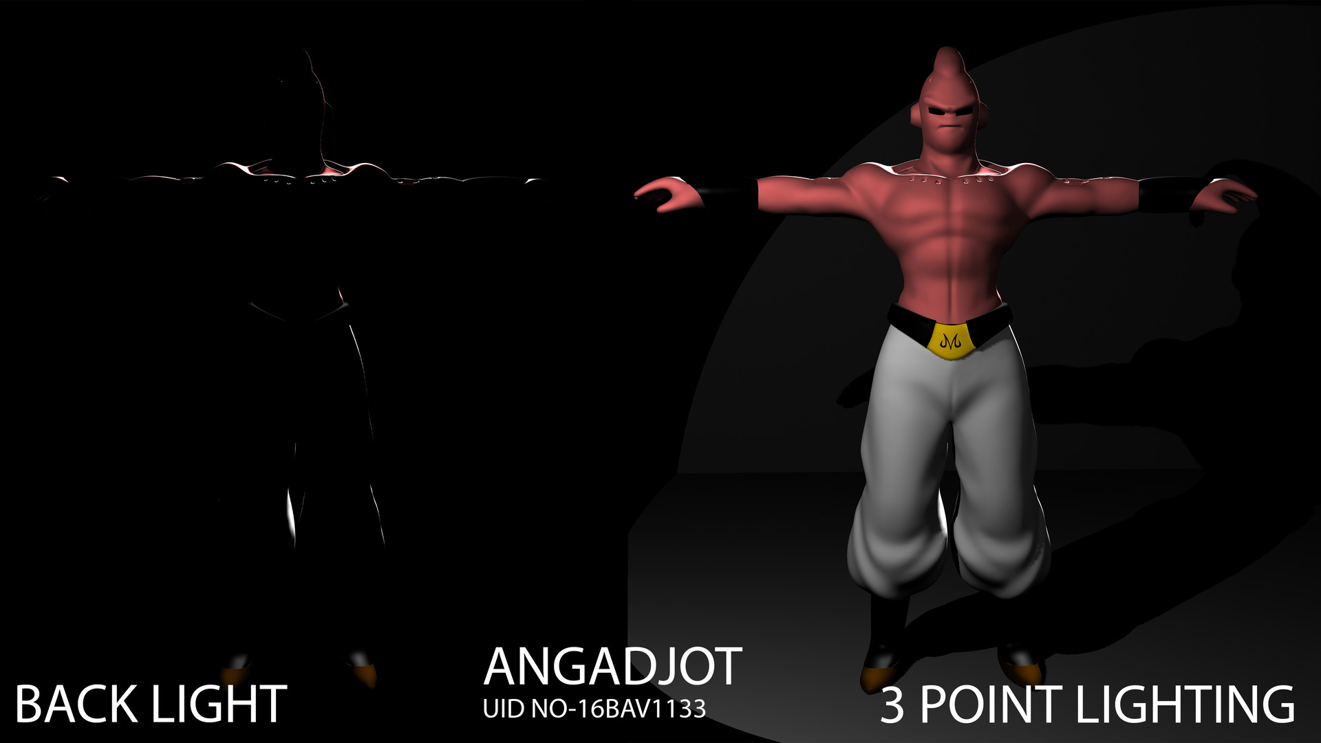 ArtStation - 3 point lighting