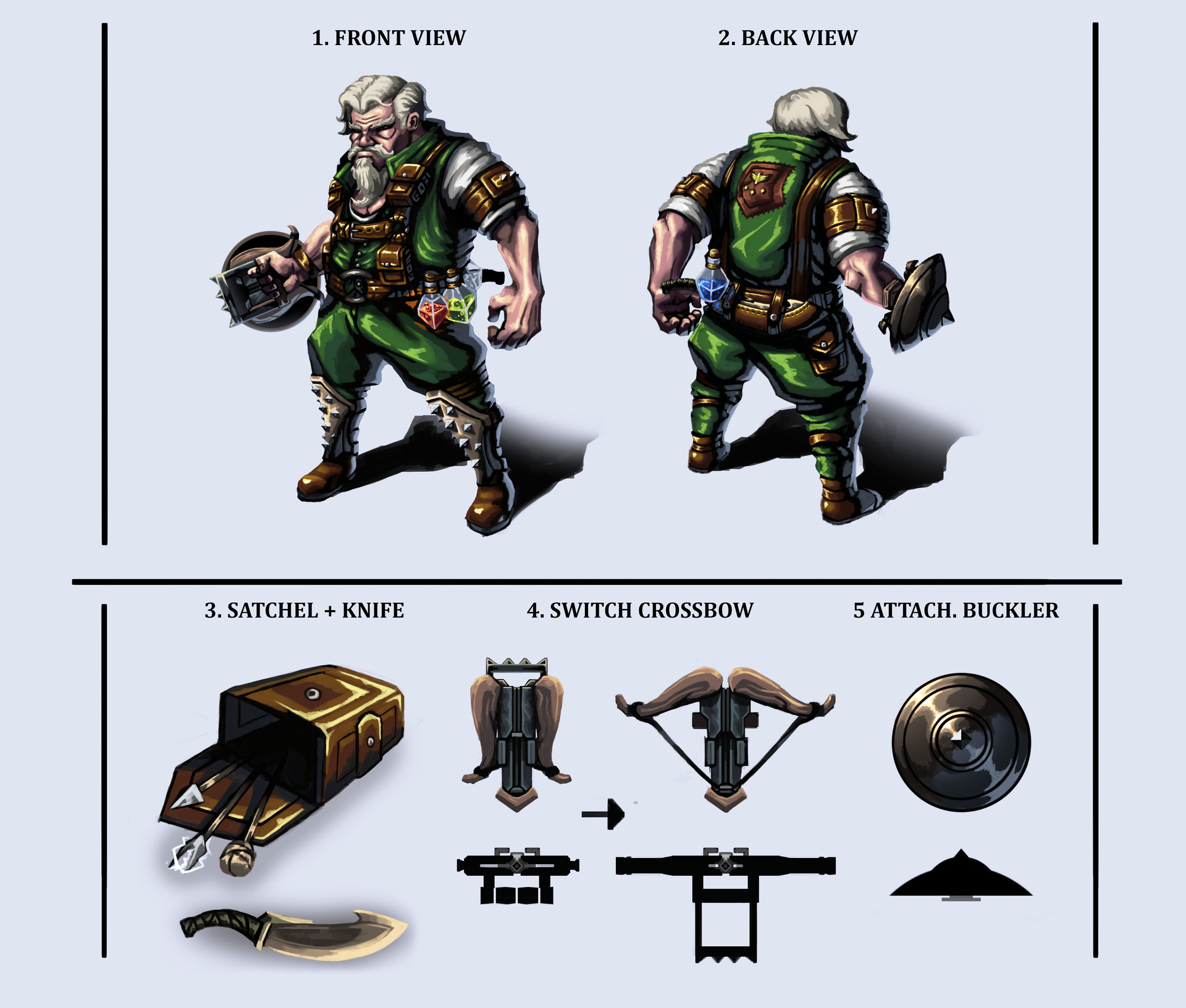 ArtStation - Fantasy Mercenary - Concept Art