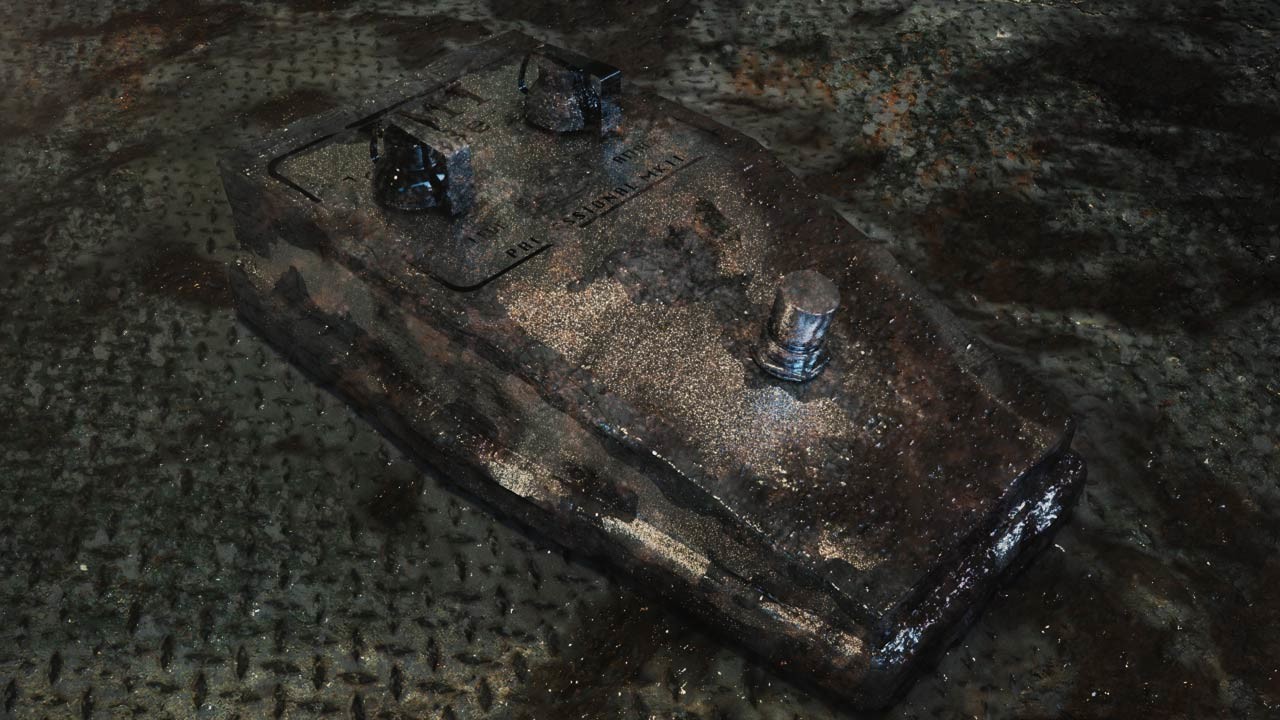 ArtStation - JMI MKII Tone Bender - Rust